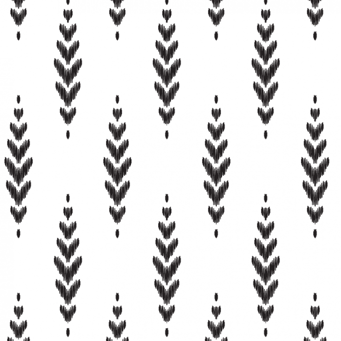feather shaped pattern