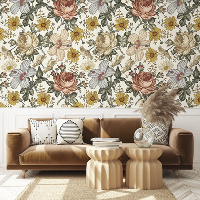 antique floral patterns