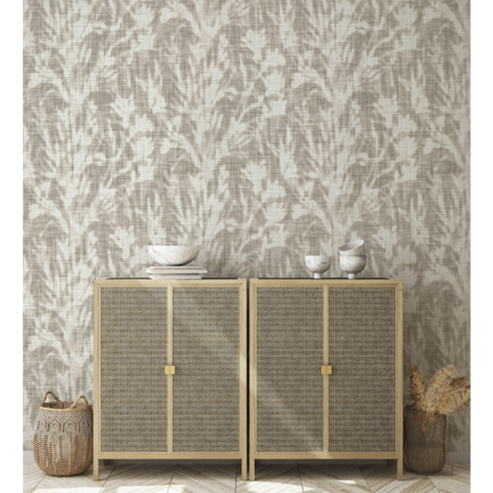 Grey Motif Pattern - Floral - Search Art