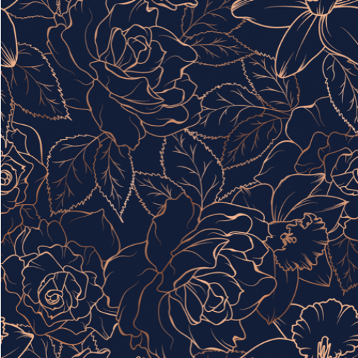 Copper Rose Pattern