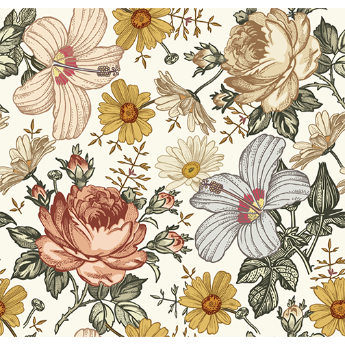 old flower patterns